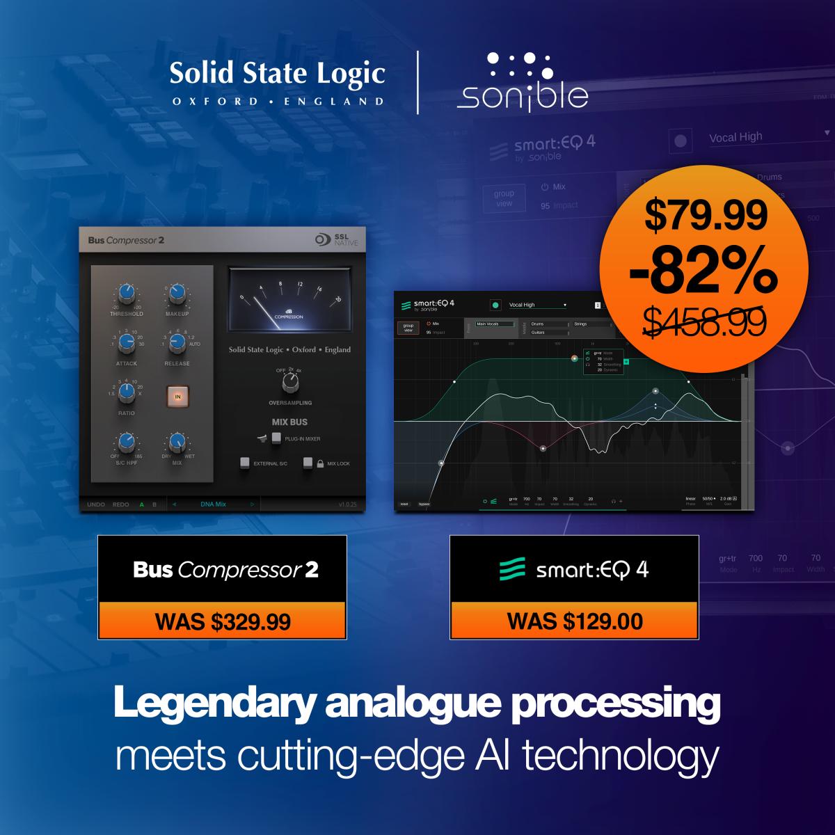Solid State Logic and sonible Partner to Deliver AI-Assisted Plug-In Bundles - Solid State Logic ...